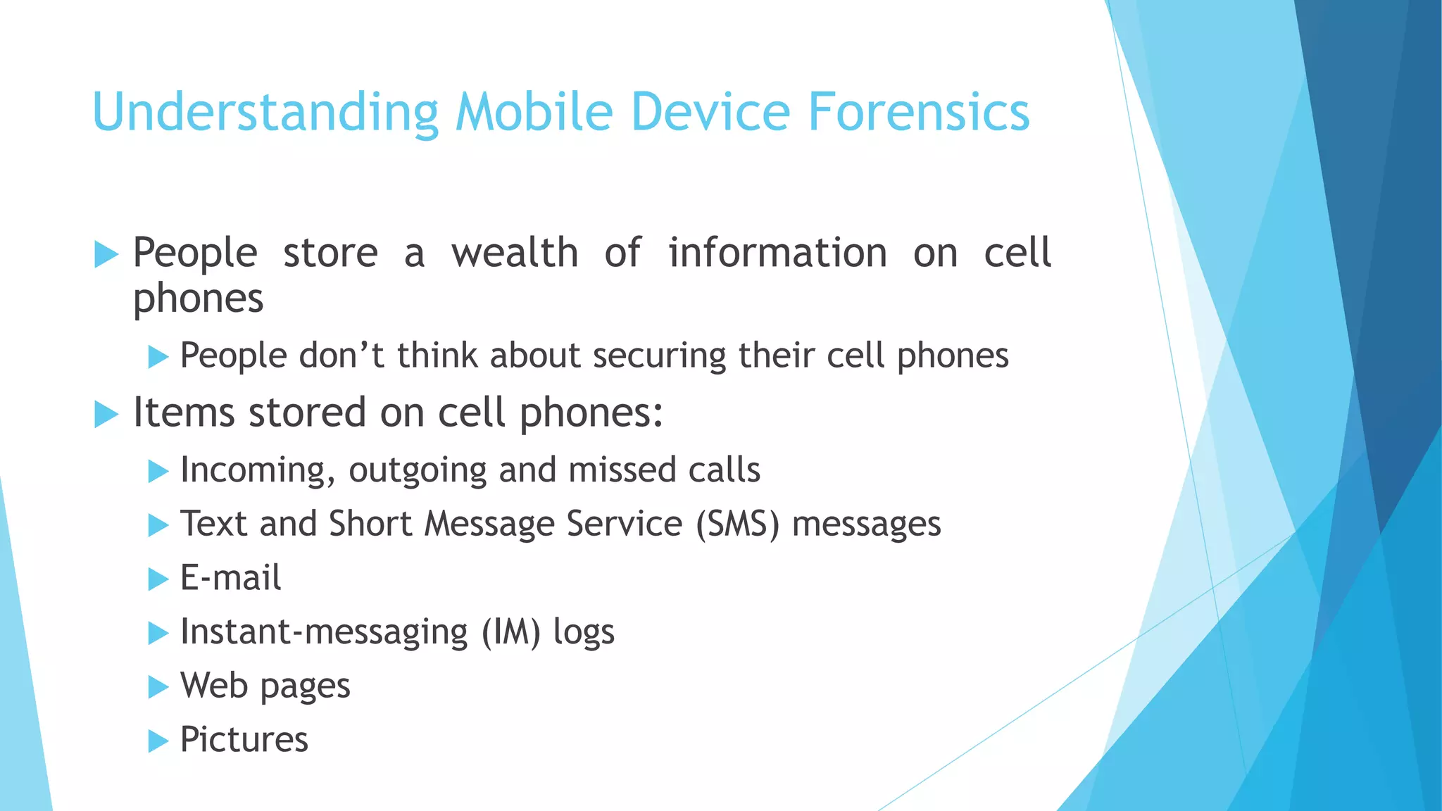 Mobile Phone Seizure Guide by Raghu Khimani | PPTX