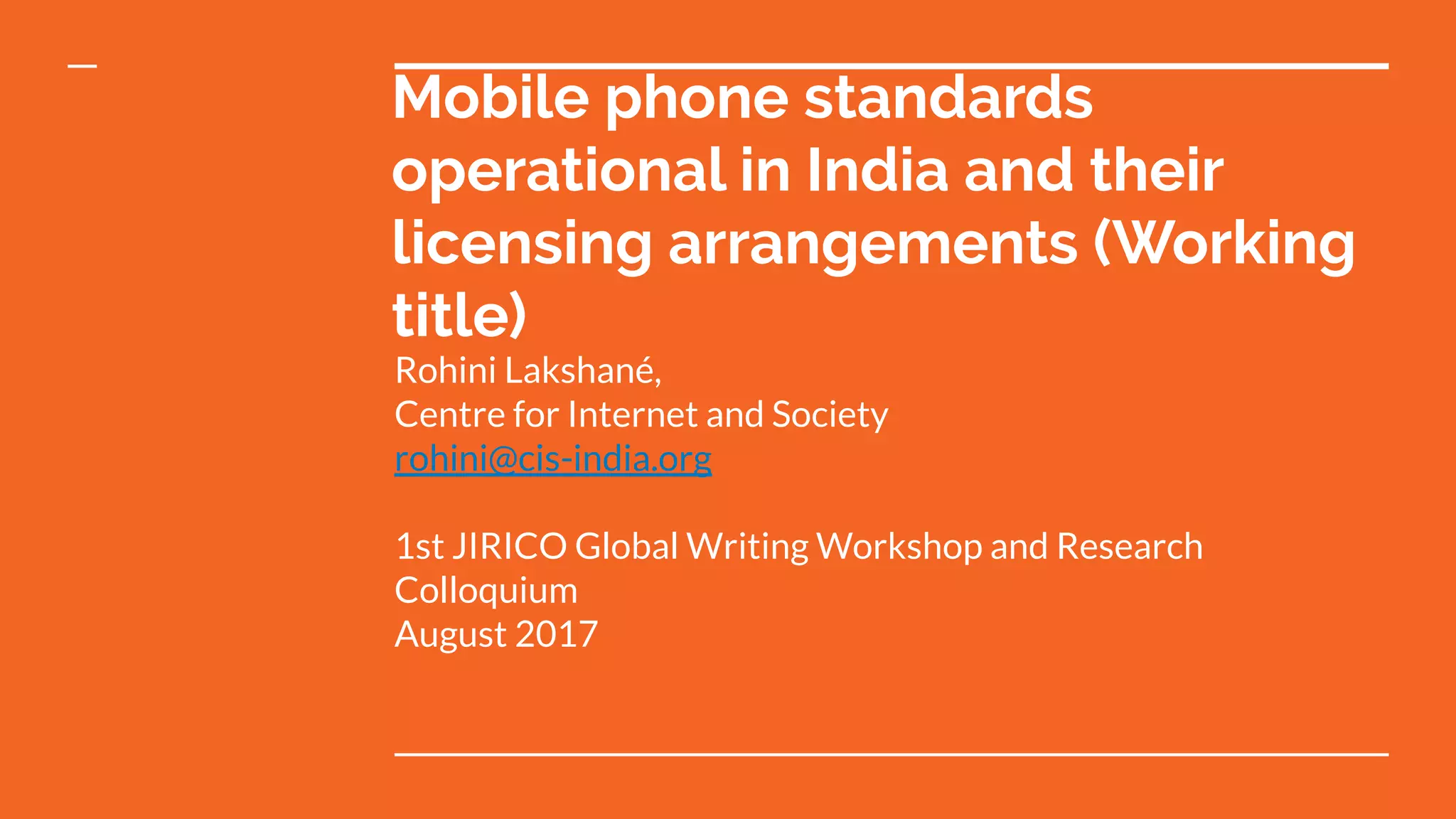 Mobile phone standards operational in India and their patent licensing ...