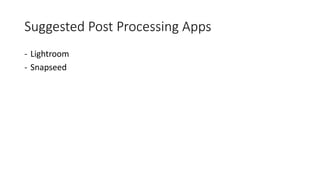 Mobile photography ppt | PPT