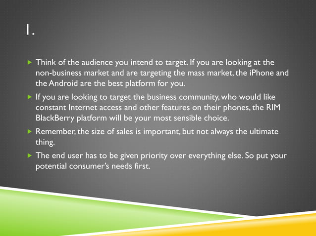 Mobile platforms | PPTX | Operating Systems | Computer Software and Applications