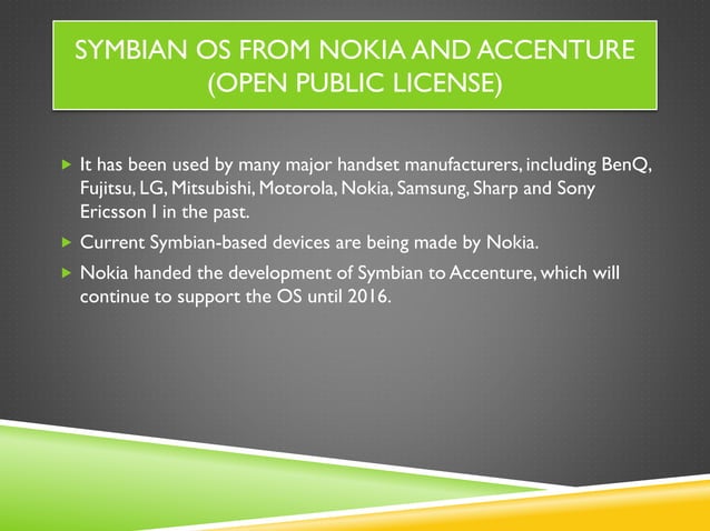 Mobile platforms | PPTX | Operating Systems | Computer Software and Applications