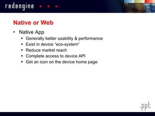 Mobile Web Development | PPT