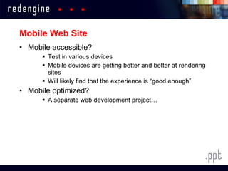 Mobile Web Development | PPT