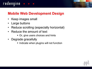 Mobile Web Development | PPT
