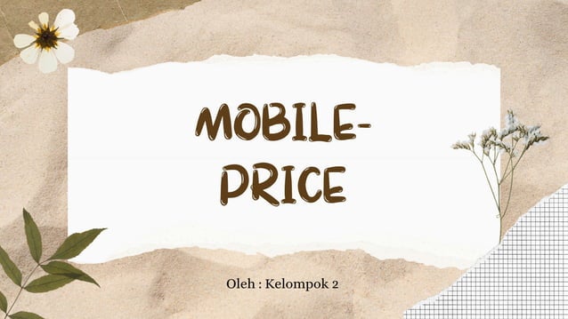 Mobile Price Prediction | PPT