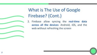 Mobile Programming - 10 Firebase | PPT