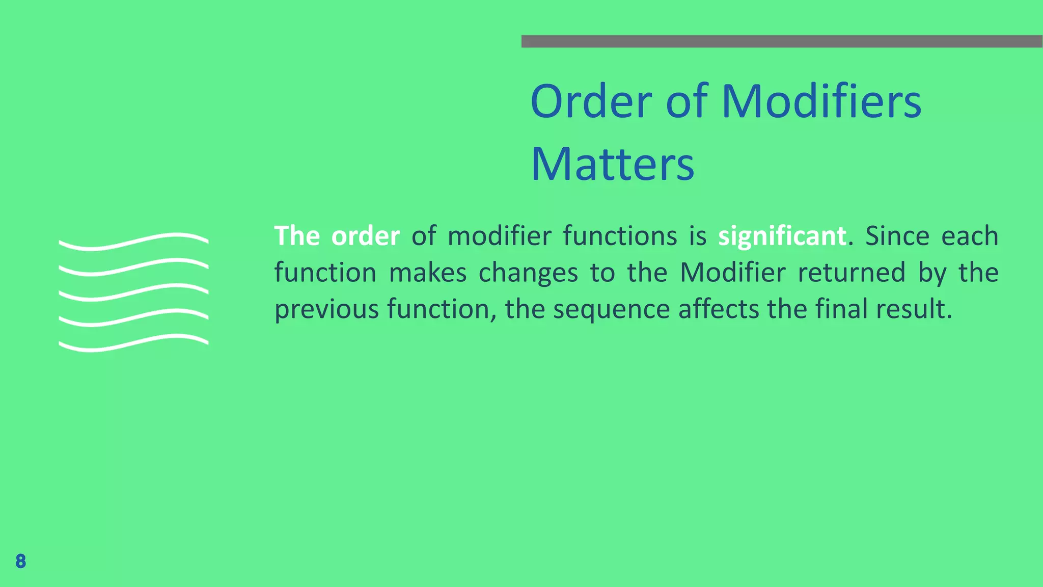 Mobile Programming - 4 Modifiers and Image Card | PPT