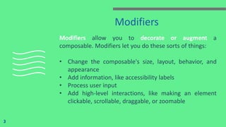 Mobile Programming - 4 Modifiers and Image Card | PPT
