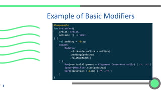 Mobile Programming - 4 Modifiers and Image Card | PPT