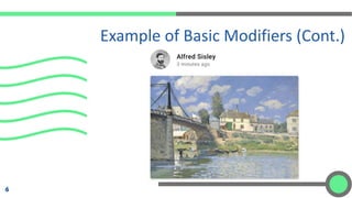 Mobile Programming - 4 Modifiers and Image Card | PPT