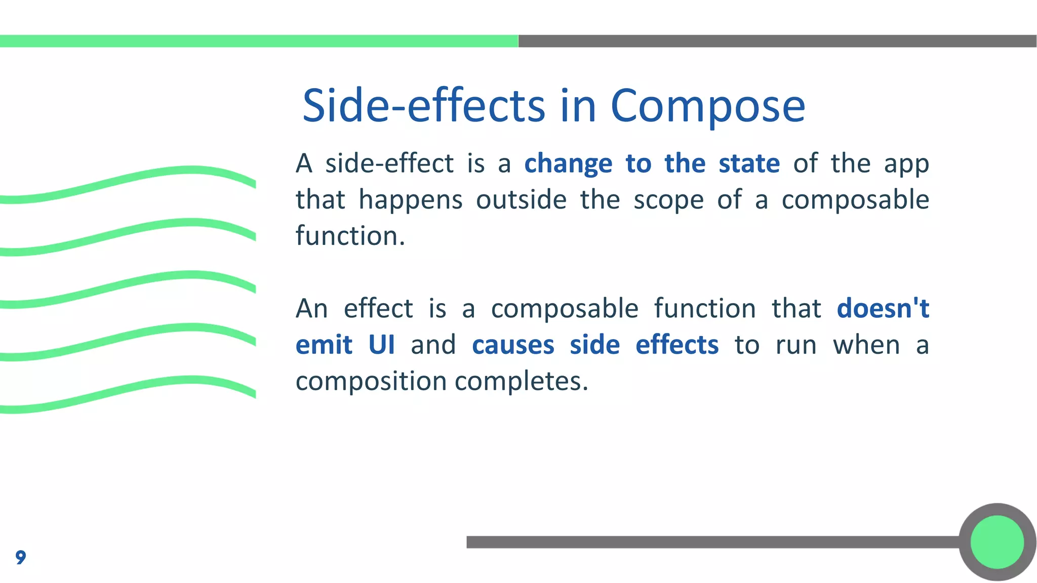 Mobile Programming - 7 Side Effects, Effect Handlers, and Simple ...