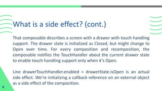 Mobile Programming - 7 Side Effects, Effect Handlers, and Simple ...
