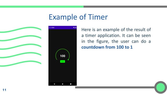 Mobile Programming - 8 Progress Bar, Draggable Music Knob, Timer