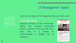 Mobile Programming - 9 Profile UI, Navigation Basic and Splash Screen | PDF