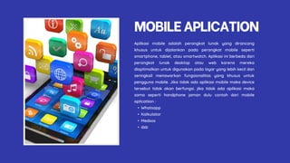Mobile Programming pemrogramman mobile pemrogramman perangkat bergerak ...