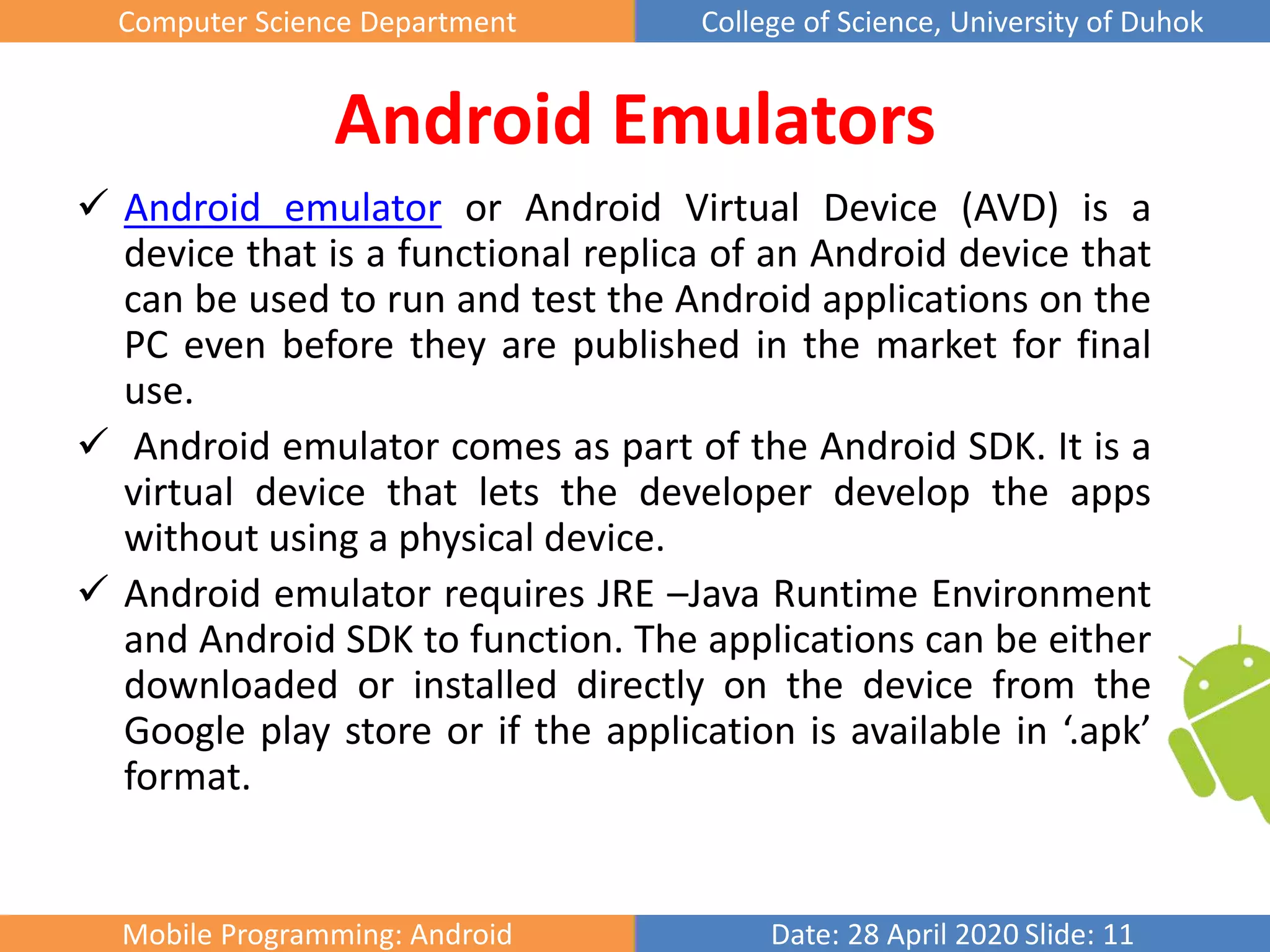 Android Operating system | PPTX
