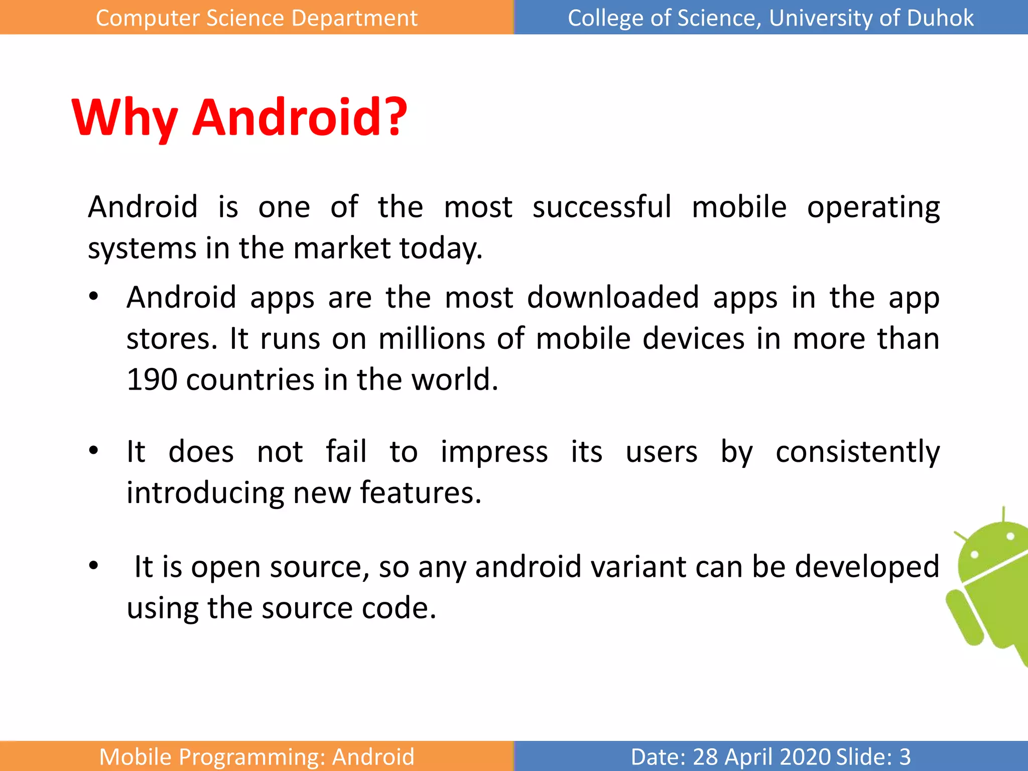 Android Operating system | PPTX