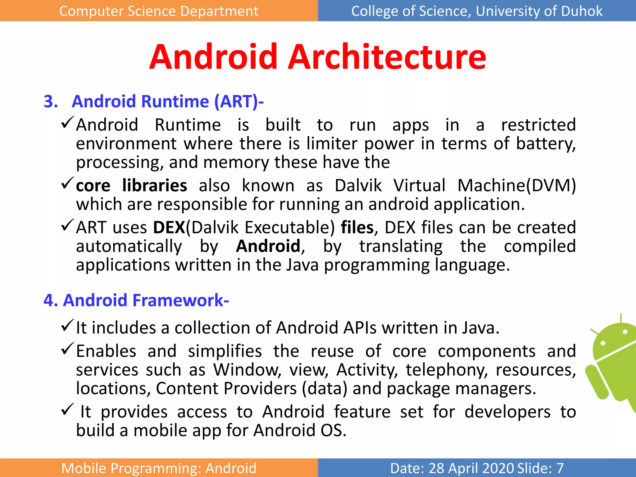 Android Operating system | PPTX