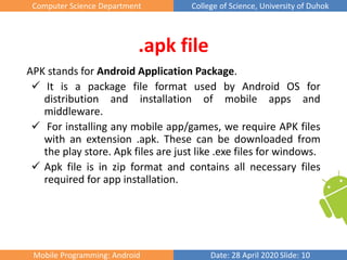 Android Operating system | PPTX