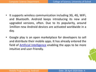 Android Operating system | PPTX