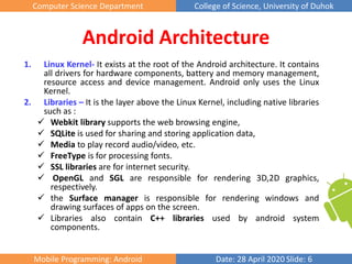 Android Operating system | PPTX