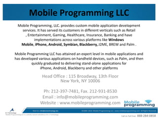 Mobile Programming | PPTX
