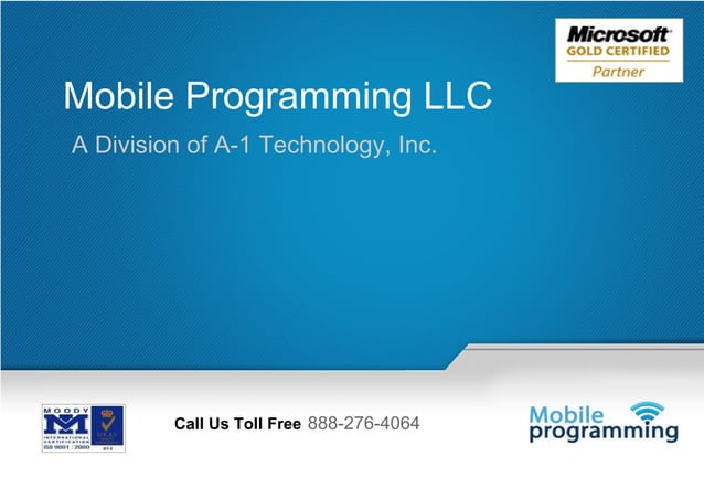 Mobile Programming Services | PPT