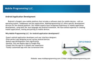 Mobile Programming Services | PPT