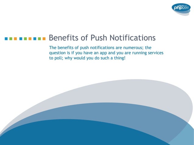 Mobile Push Notifications Ppt
