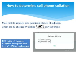 Effects of Mobile Telecommunication Radiation on Human Health | PPTX