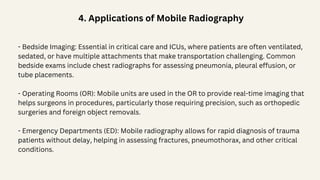 Mobile Radiography: Techniques, Applications, and Safety Measures | PDF