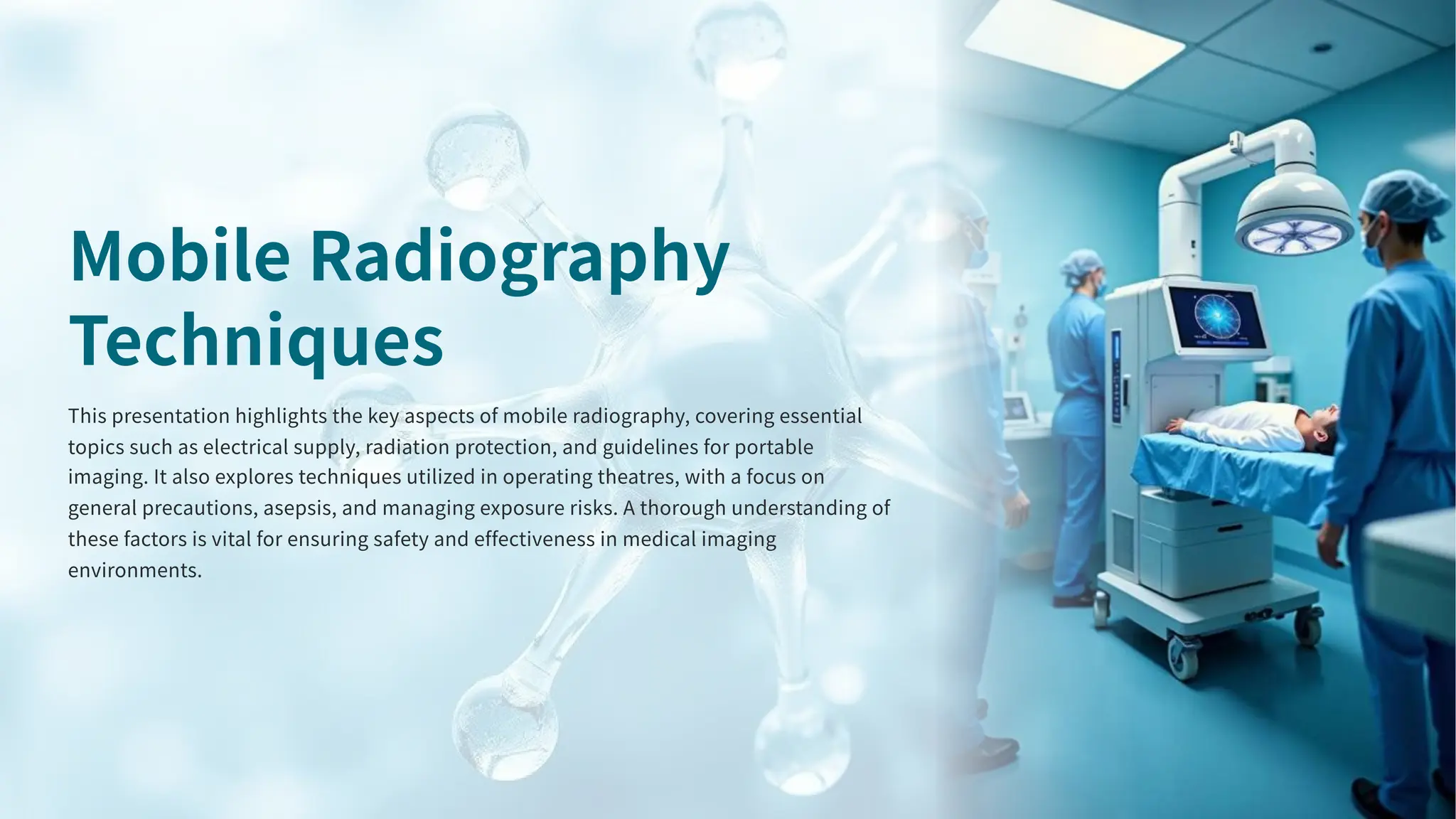 Mobile Radiography Techniques ,electrical supply, radiation protection .pdf
