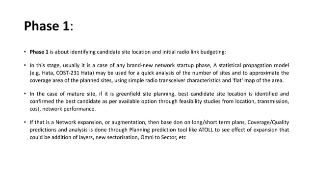Mobile Radio Network planning and optimisation.pptx