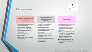 Mobile radio network_RAN Optimization | PPT