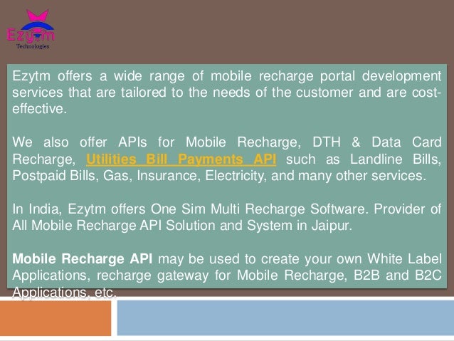 Mobile Recharge Software - Ezytmtechnologies.pptx