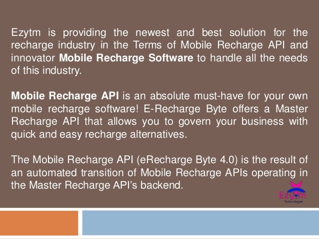 Mobile Recharge Software - Ezytmtechnologies.pptx