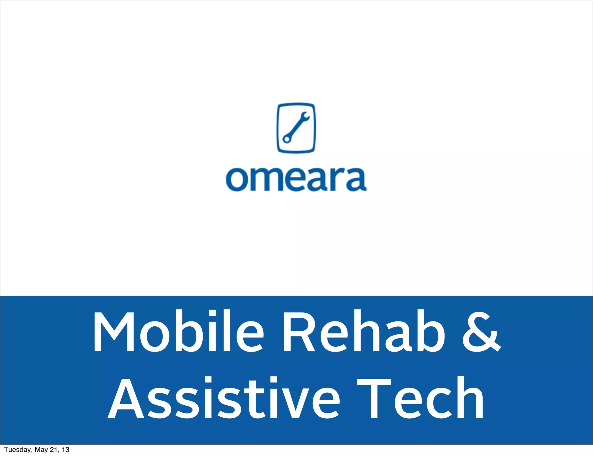 Mobile Rehabilitation & Assistive Tech | PDF