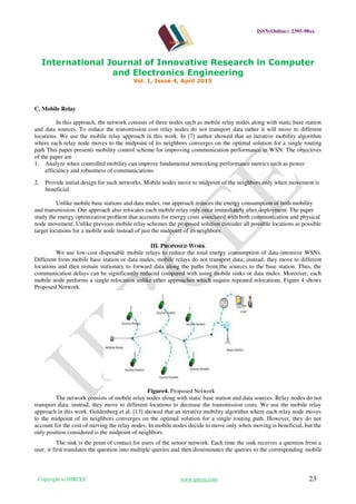 Mobile Relay in Data-Intensive using Routing Tree WSN | PDF