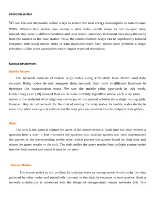 Mobile relay configuration in data intensive wireless sensor networks | DOCX