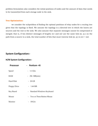 Mobile relay configuration in data intensive wireless sensor networks | DOCX