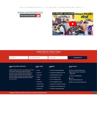 MOBILE REPAIRING COURSE IN MULTITECH INSTITUTE.COM.pptx