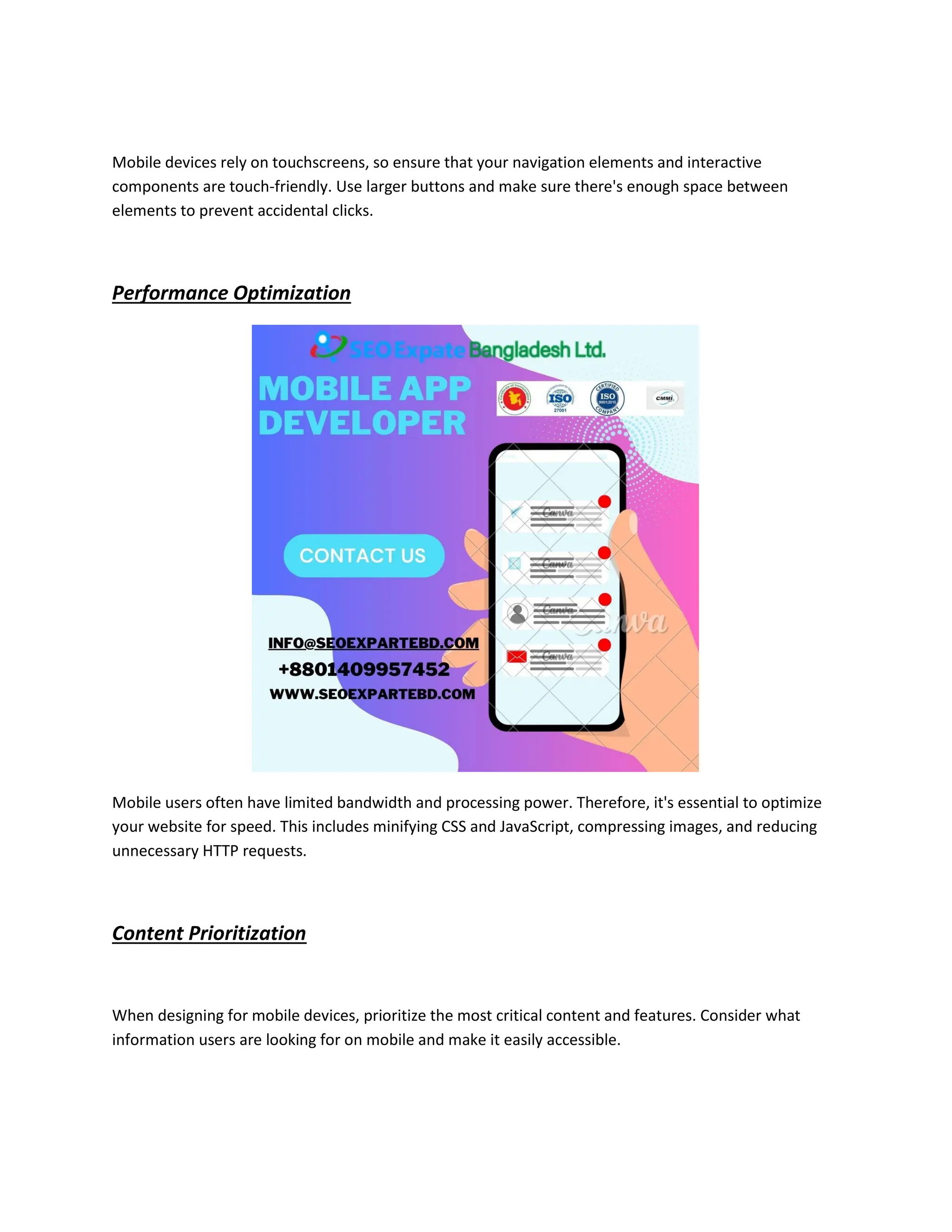 Mobile Responsive Website Designing.pdf | Web Development | Internet