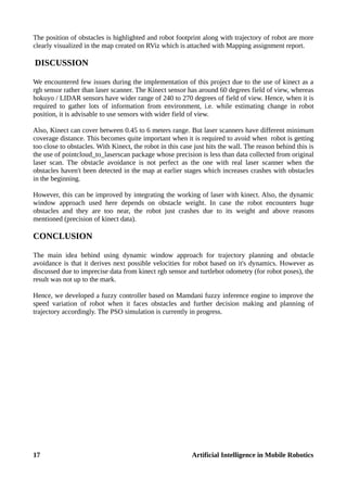 Mobile robotics fuzzylogic and pso | PDF