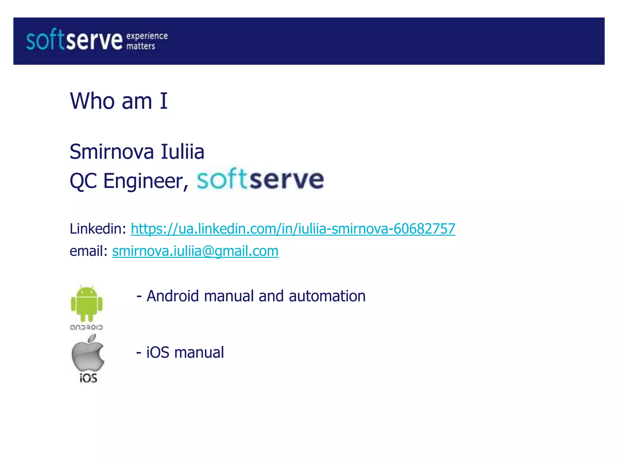 Android Mobile Application Testing Human Interface Guideline Tools Ppt