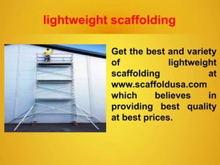 Rolling Scaffold | PPTX