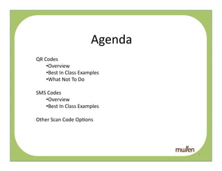 Mobile Scan Codes | PPT