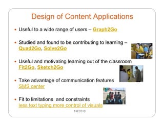 Mobile Scenarios Presentation | PDF