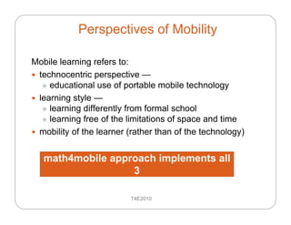 Mobile Scenarios Presentation | PDF