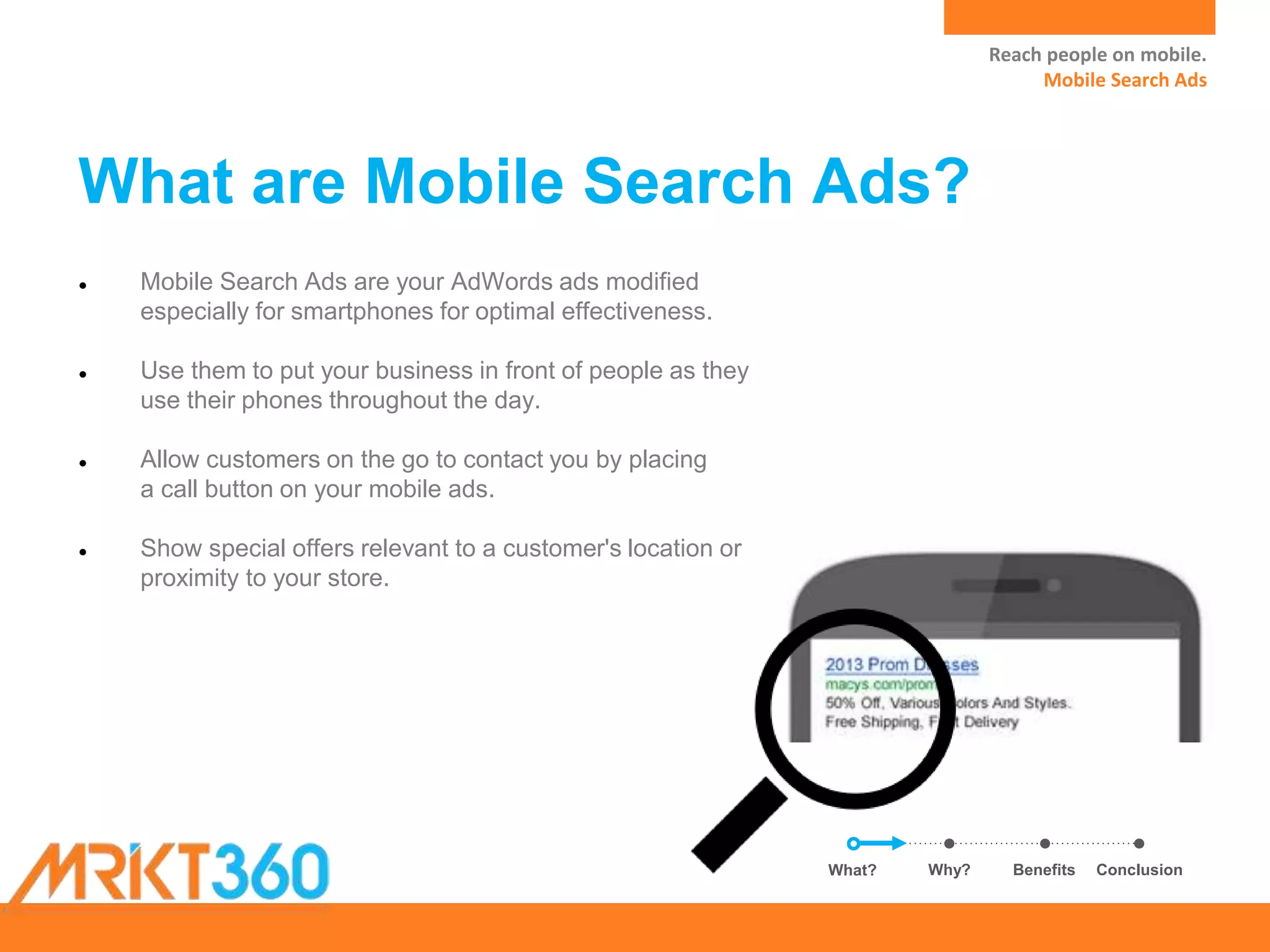 Mobile Search Ads | PPT | Free Download