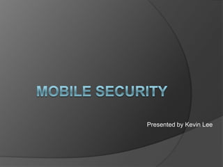 Mobile Security | PPTX